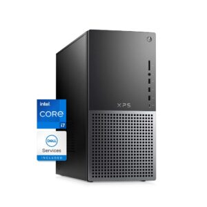 dell xps 8950 desktop - 12th gen intel core i7-12700, 32gb ddr5 ram, 512gb ssd + 1tb hdd, intel uhd 770 graphics, killer wi-fi 6, air cooling, windows 11 pro - black