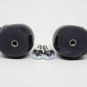 Black Holographic (HOLO) Cabinet Skull Knobs and Pulls (Set of 2)