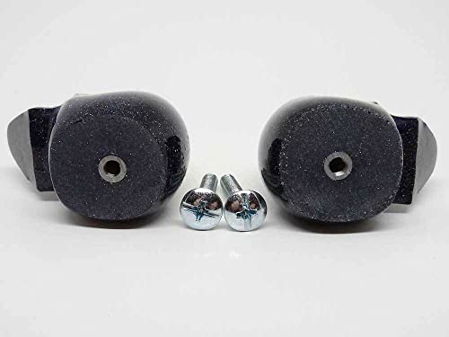 Black Holographic (HOLO) Cabinet Skull Knobs and Pulls (Set of 2)