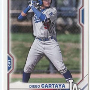 2021 Bowman Draft #BD-155 Diego Cartaya RC Rookie Los Angeles Dodgers MLB Baseball Trading Card