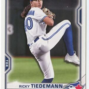 2021 Bowman Draft #BD-89 Ricky Tiedemann RC Rookie Toronto Blue Jays MLB Baseball Trading Card