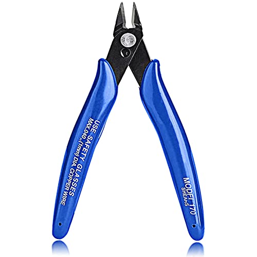 170 Wire Cutters Flush Cutter Pliers Set, Dikes Wire Cutter for Crafts Making, Micro Side Cutters for Plastic Models, Diagonal Cutte