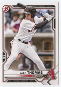 2021 bowman draft #bd-105 alek thomas rc rookie arizona diamondbacks mlb baseball trading card