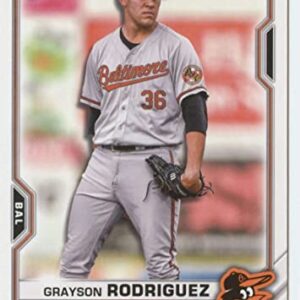 2021 Bowman Draft #BD-136 Grayson Rodriguez RC Rookie Baltimore Orioles MLB Baseball Trading Card