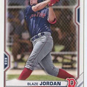 2021 Bowman Draft #BD-182 Blaze Jordan RC Rookie Boston Red Sox MLB Baseball Trading Card