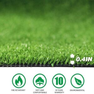 Moxie Direct Artificial Grass Turf Lawn , 3Feet X 8Feet Realistic Indoor Outdoor Garden Balcony Decor Landscape Synthetic Fake Grass Pet Rug Carpet