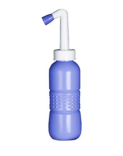 Portable Bidet Bottle for Travel Personal Hygiene Care Manual Bidet (11in), Blue