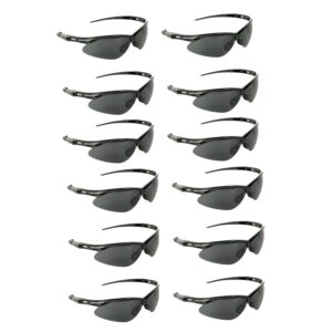 malta dynamics apex safety glasses, ansi/isea z87.1, 12 pair, tinted