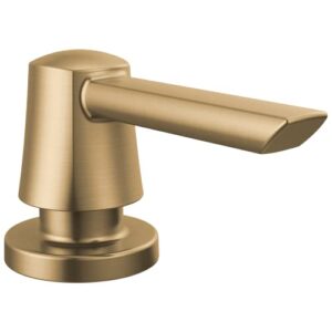 delta faucet rp101850czpr monrovia soap dispenser, lumicoat champagne bronze