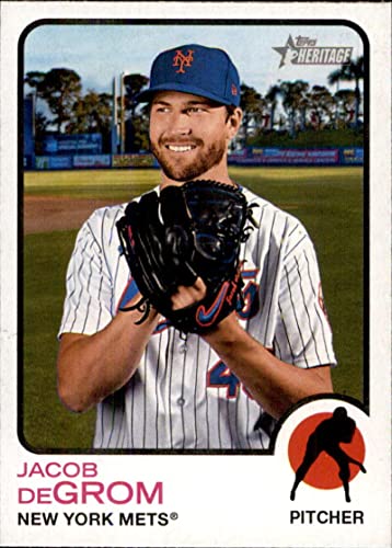 2022 Topps Heritage #250 Jacob deGrom NM-MT New York Mets Baseball