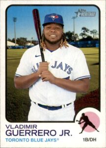 2022 topps heritage #269 vladimir guerrero jr. nm-mt toronto blue jays baseball