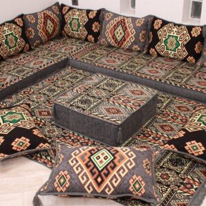 Arabic Majlis Sofa Set, Arabic Cushions, Modular Sofa, Moroccan Sofa, Furniture