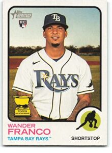 2022 topps heritage #347 wander franco nm-mt rc rookie tampa bay rays baseball