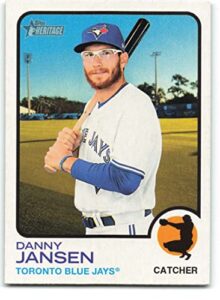 2022 topps heritage #450 danny jansen toronto blue jays (sp - short print) nm-mt mlb baseball high number short print