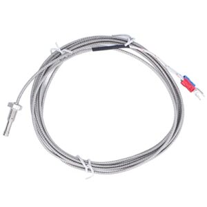 screw probe temperature sensor j type thermocouple 2 meters cable temperature range: 0~750℃ wrnj-m6