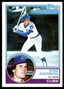 ryne sandberg rookie card 1983 topps #83