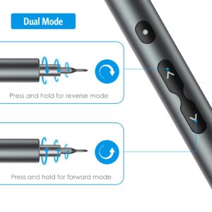 AMIR Electric Screwdriver 120 IN 1 Cordless Mini Power Precision Screwdriver Set with 100 Bits, Rechargeable Portable Magnetic Repair Tool Kit with LED Lights for Phones Watch Jewelers Laptops