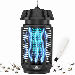 homesuit bug zapper outdoor and indoor 20w, 4300v electric mosquito zapper indoor, waterproof outdoor bug zapper, mosquito trap, electronic mosquito killer, insect trap for home garage backyard patio