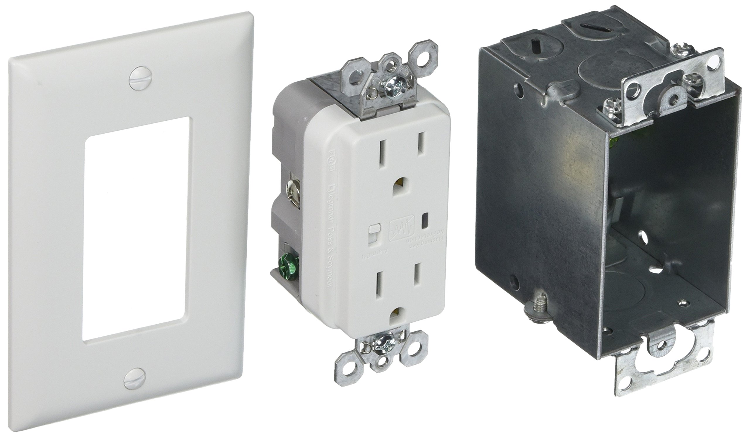 Legrand 17 Inch Dual Purpose Media Enclosure and Power Outlet Surge Protector Kit