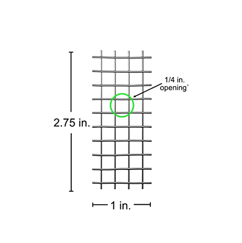 Weepless Weep Hole Pest Guard Kit- Pre-Cut Galvanized 1/4" Wire Mesh, Pack of 40, Keep Wasp, Mice, Lizards, Roaches, Spiders, Other Pest Out. Insert Tool Included.