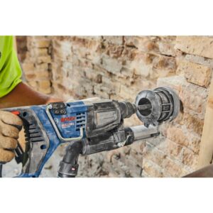 BOSCH GBH18V-28DCK24 18V Brushless Connected-Ready SDS-plus® Bulldog™ 1-1/8 In. Rotary Hammer Kit with (2) CORE18V 8 Ah High Power Batteries