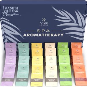 STAR SPLASH Hot Tub Aromatherapy Multipack – Set of 24 Relaxing Bath or Spa Scents Including Lavender, Eucalyptus Mint, Vanilla, Coconut Yuzu, and More – Paraben-Free, Hot Tub Accessories for Adults