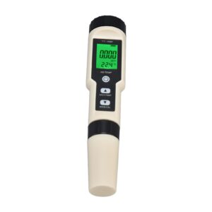 01 02 015 hydrogen meter, wide application backlit lcd design hydrogen test pen detachable probe design for gardening for laboratories