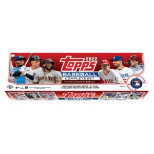 2022 topps baseball factory hobby set (660 cards: 5 foil parallel cards)