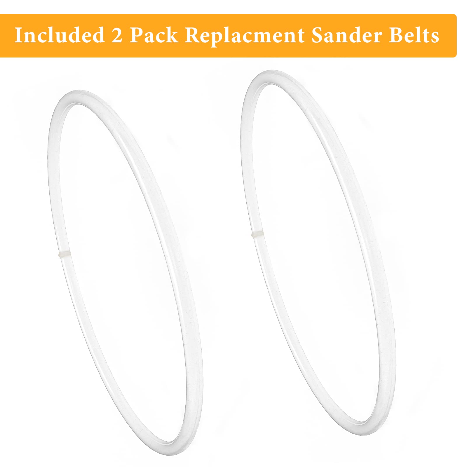 903373 Sander Belt Ximoon Power Cable Replacement Porter Belt Compatible with DeWalt Sander Belt DWE6423K DWE6421 DCW210 DWE6420 N372461 N430442-2 Pack