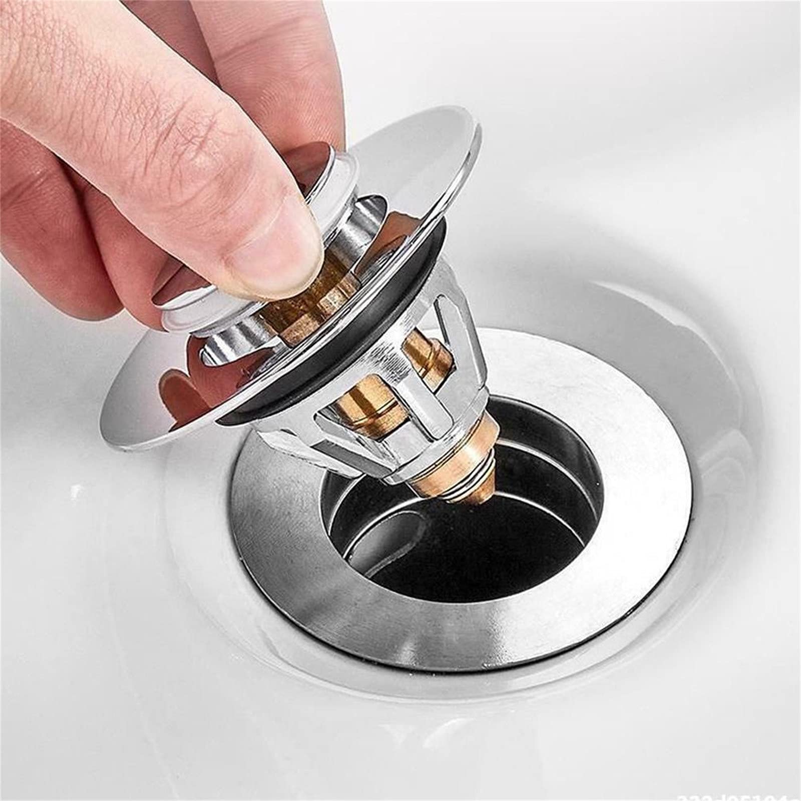 Universal Bathroom Sink Stopper, Sink Stopper Replacement，Strainer for Bathroom Sink，1.1~1.5” Bathtub Stopper for Kitchen Bathroom Sink Stopper Drain Filter.(Silver)