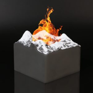 tabletop fire pit, concrete table top fire pit bowl,mini personal fireplace,tabletop fireplace mini fire pit fire bowl