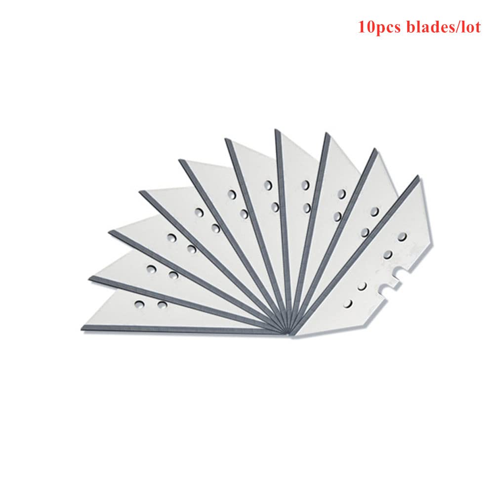 Dolphin PVC Zinc-aluminum Alloy Handle Roll Floor Cutter Knife Wallpaper Carpet Cutting Tool with 10pcs Blade