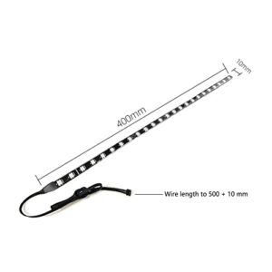 MuYiYi11 Lamp COOLMOON LED Light Strip Magnetic 40cm PC Computer CaseLight Bar with 4Pin RGB/5V ARGB for MotherboardLight Bar for Computer Peripherals