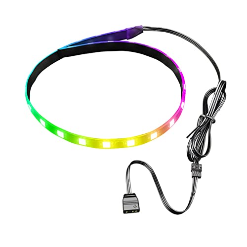 MuYiYi11 Lamp COOLMOON LED Light Strip Magnetic 40cm PC Computer CaseLight Bar with 4Pin RGB/5V ARGB for MotherboardLight Bar for Computer Peripherals