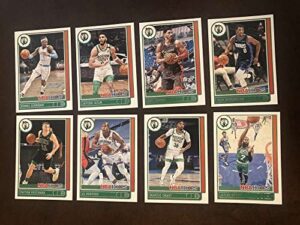 2021-22 panini nba hoops boston celtics team set includes rookies (hand collated) of 8 cards: #9 jaylen brown boston celtics #19 marcus smart boston celtics #43 al horford boston celtics #59 payton pritchard boston celtics #92 josh richardson boston celti