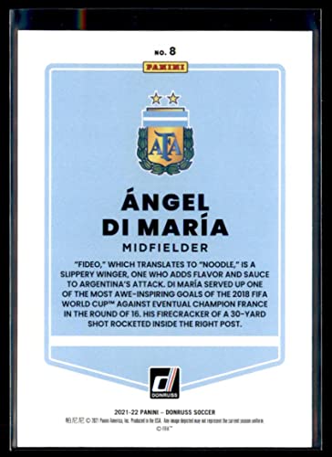 2021-22 Panini Donruss Road to Qatar -#8 - Angel Di Maria