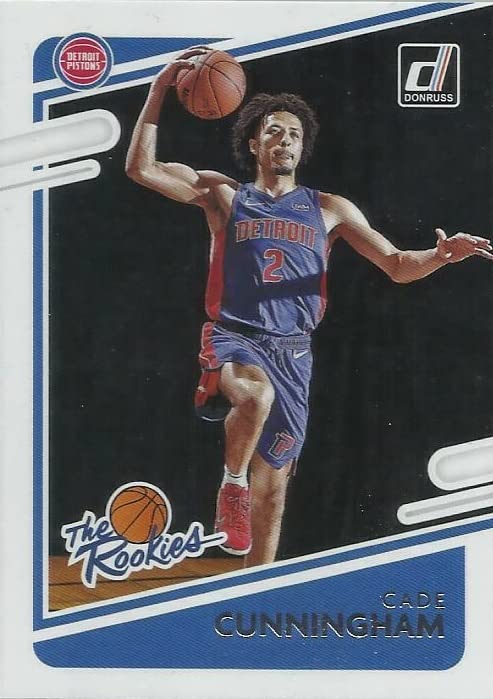 2021-22 Panini Donruss Cade Cunningham - THE ROOKIES - Detroit Pistons Rookie Basketball Card #1