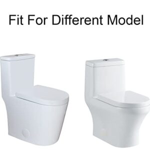 UF089 UF Small U Shape Toilet Seat For WinZo Compact Toilet, Heavy Duty Material Soft Close Easy Install Clean Design, White