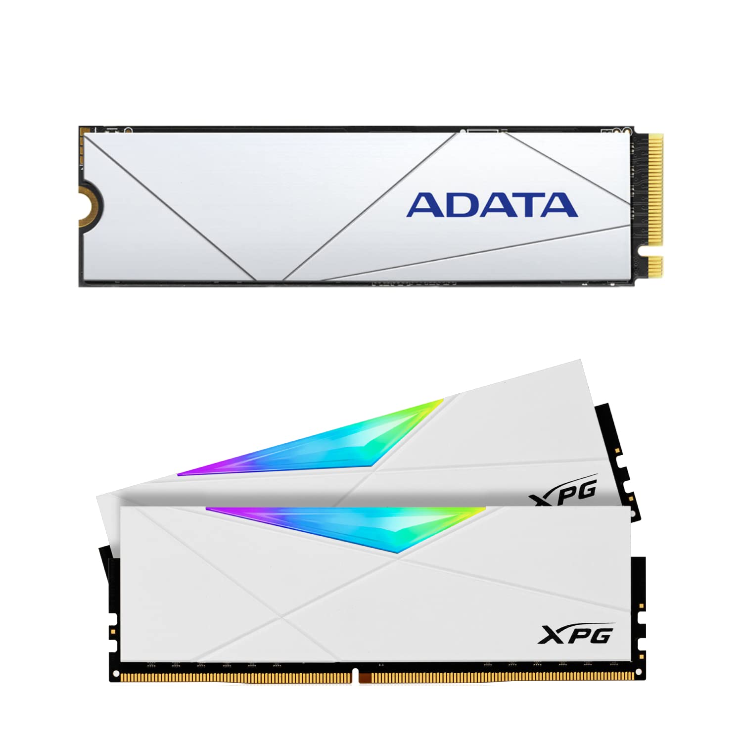 ADATA Premium SSD 1TB PCIe 4x4 NVMe M.2 2280 SSD with XPG D50 RGB DDR4 3200MHz 2x8GB UDIMM RAM kit Bundle