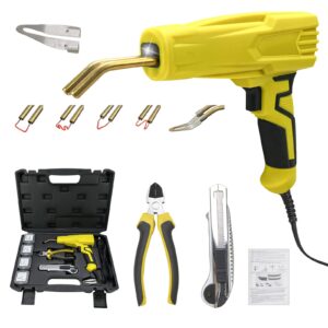 voilamart 100w plastic welder plastic welding kit machine car bumper repair kit hot stapler staple gun