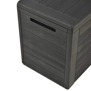 Festnight Patio Storage Box Storage Deck Box Outdoor Storage Container for Outdoor, Balcony Anthracite 45.7"x17.3"x21.7"