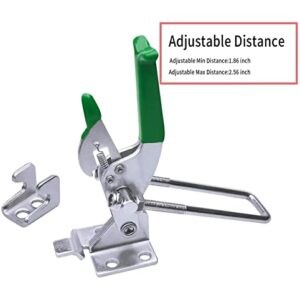 2000lbs Toggle Clamp 431,Heavy Duty Toggle Latch Clamp for Tire Carrier Latch,Quick Release Latch,Cam Lever Clamp.Adjustable Latch for Lid Latch,Cam Clamp Latch,Pull Latch & Draw Latch Hardware-XGDDEG