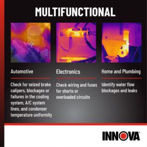 INNOVA 3360 Multi-Purpose Infrared Inspection Camera - Thermal Imaging Camera - 8.66 x 5.75 x 2.68 inches