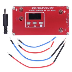 spot welder, portable transistor spot welder with lcd screen diy mini spot welder spot welding machine equipment handheld welding pen kit for battery