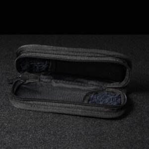 WeKnife Nylon Utility Knife Pouch - Compatible with 2 Knives for Carrying Folding Pocket Knives and Accessories - Includes A Polishing Cloth and Stickers WE-01 Black