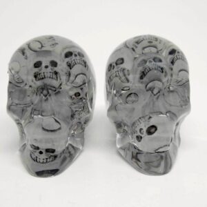 Glow in the Dark Skull Cabinet Knobs Gothic Halloween Metal Rock Witchy Handles Drawer Occult Grunge Skeleton Spooky Pirate Halloween Pulls