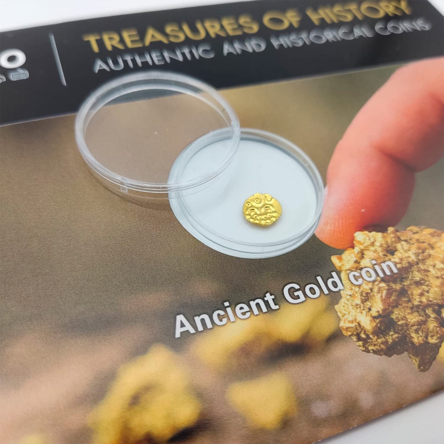 Ancient Coin - Fanam, The World's Smallest Coin, Certificate of Authenticity Included.