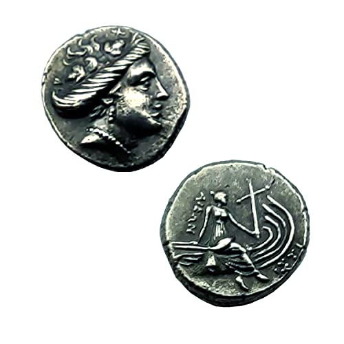 Greek Coin (200 BC) - The Nymphs of Ancient Greece, Certificate of Authenticity Included.