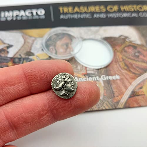 Greek Coin (200 BC) - The Nymphs of Ancient Greece, Certificate of Authenticity Included.