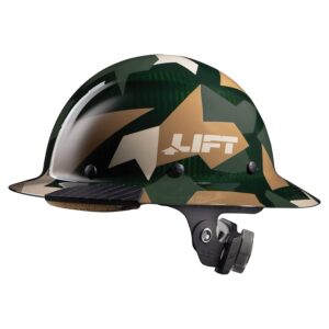 lift safety dax jungle carbon fiber full brim hardhat